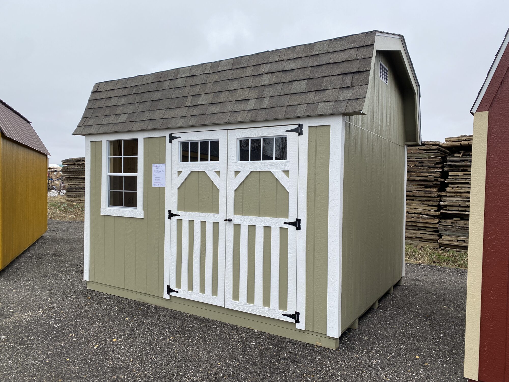 10x12 Gambrel Barn Shed With Loft | 10x12 Sheds