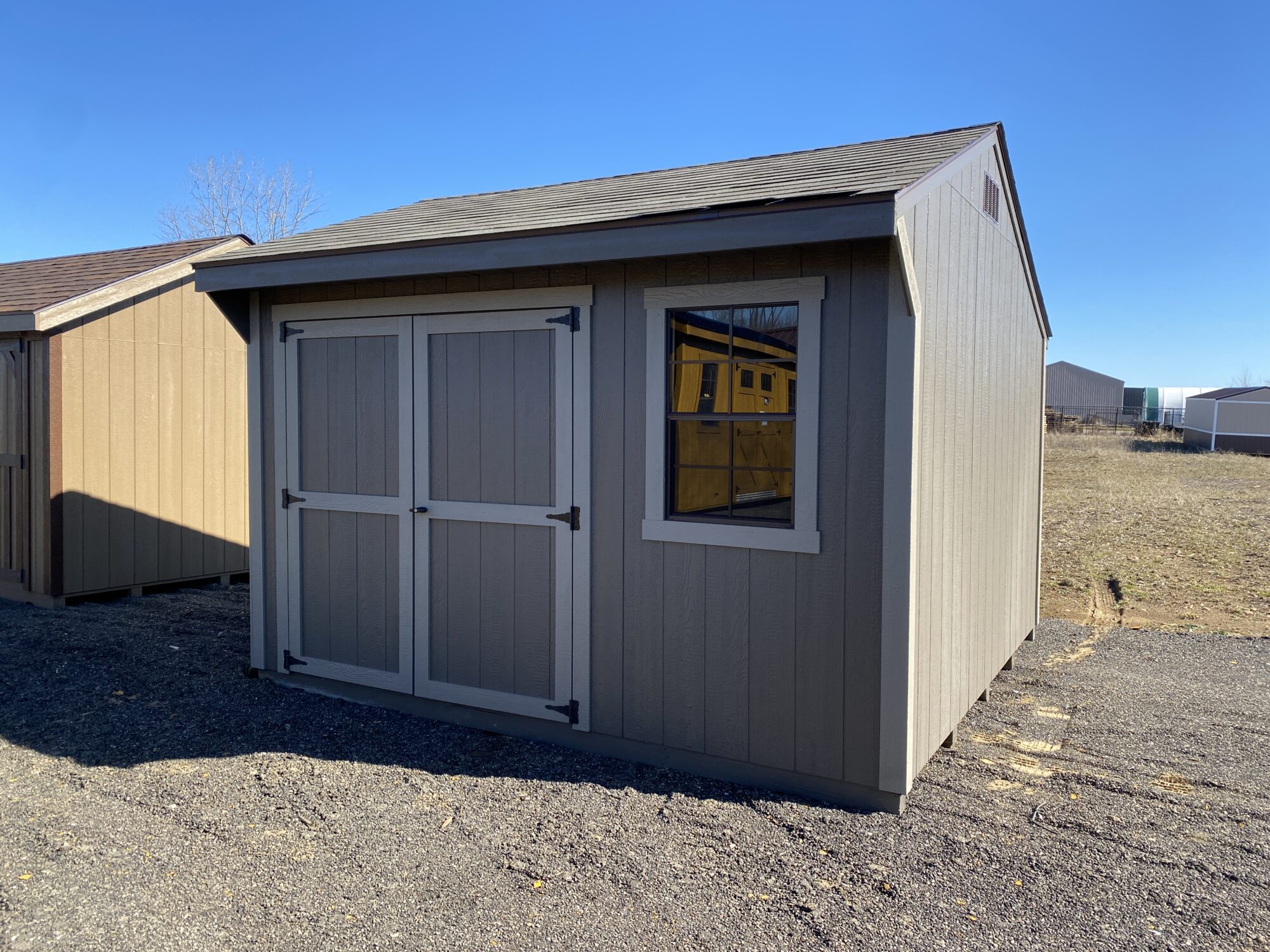 Storage Sheds With Window | 12x12 Shingled Roofing Shed