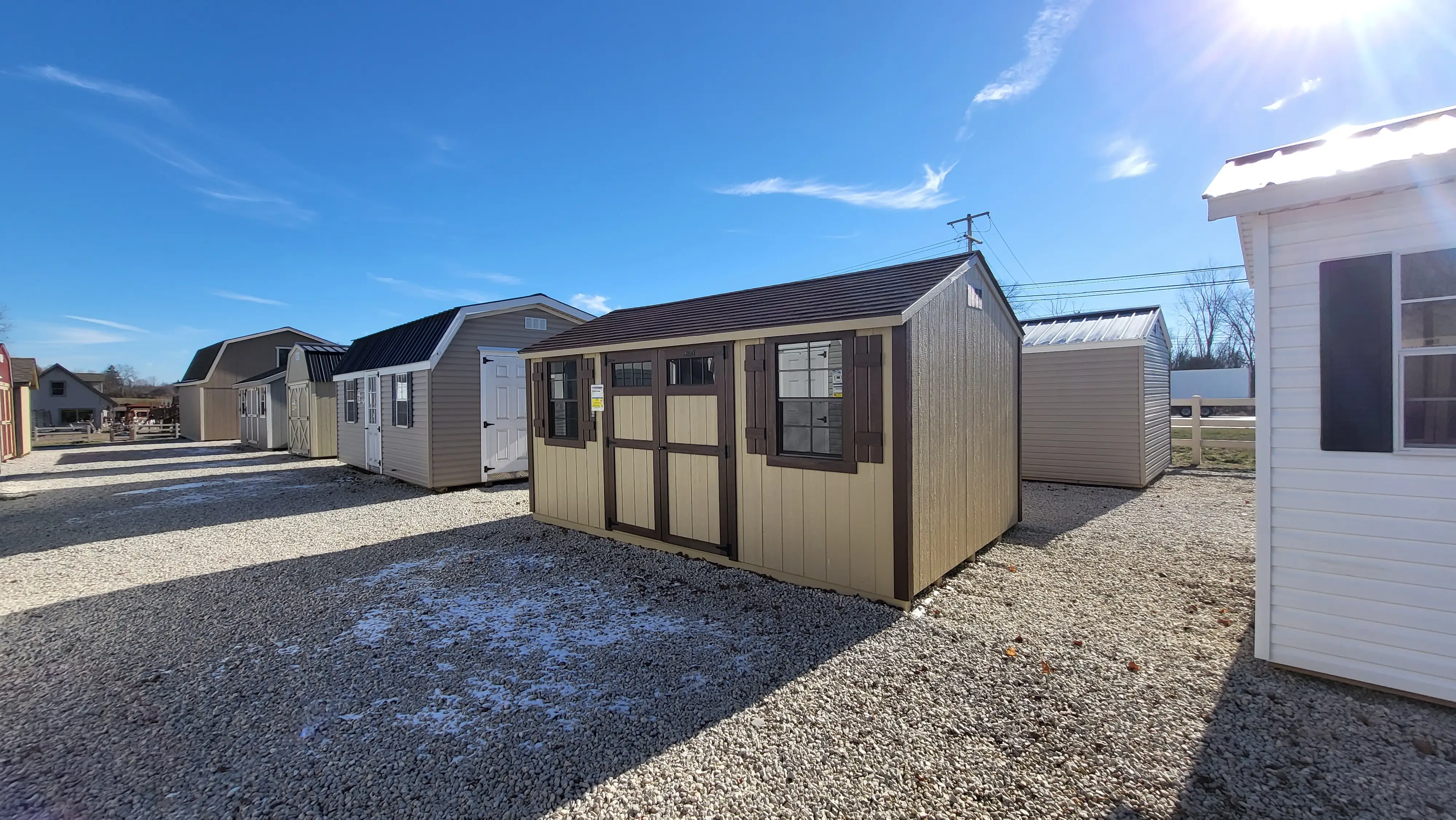 Wood Working Shed | 10x16 Workshop Shed With Gable