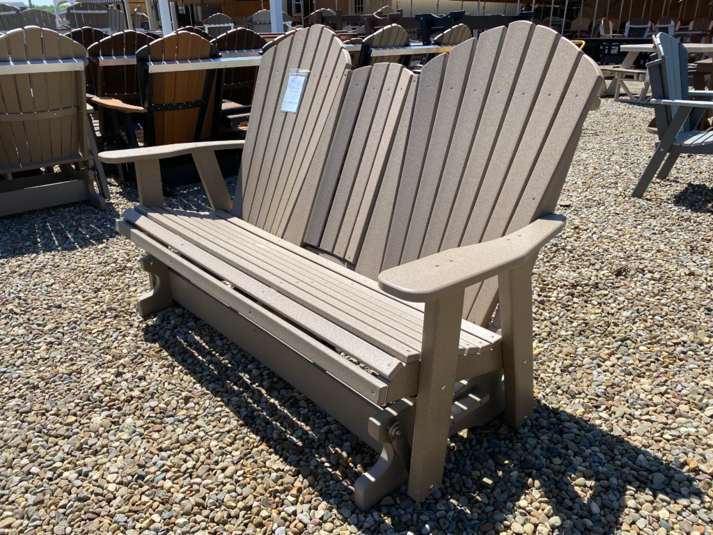 adirondack glider set | 5’ Adirondack Settee Glider